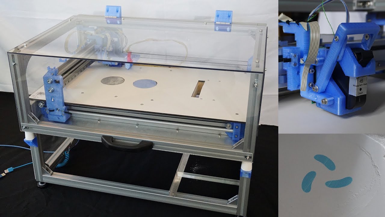 Oasis 3DP, an open source powder and inkjet 3D printer