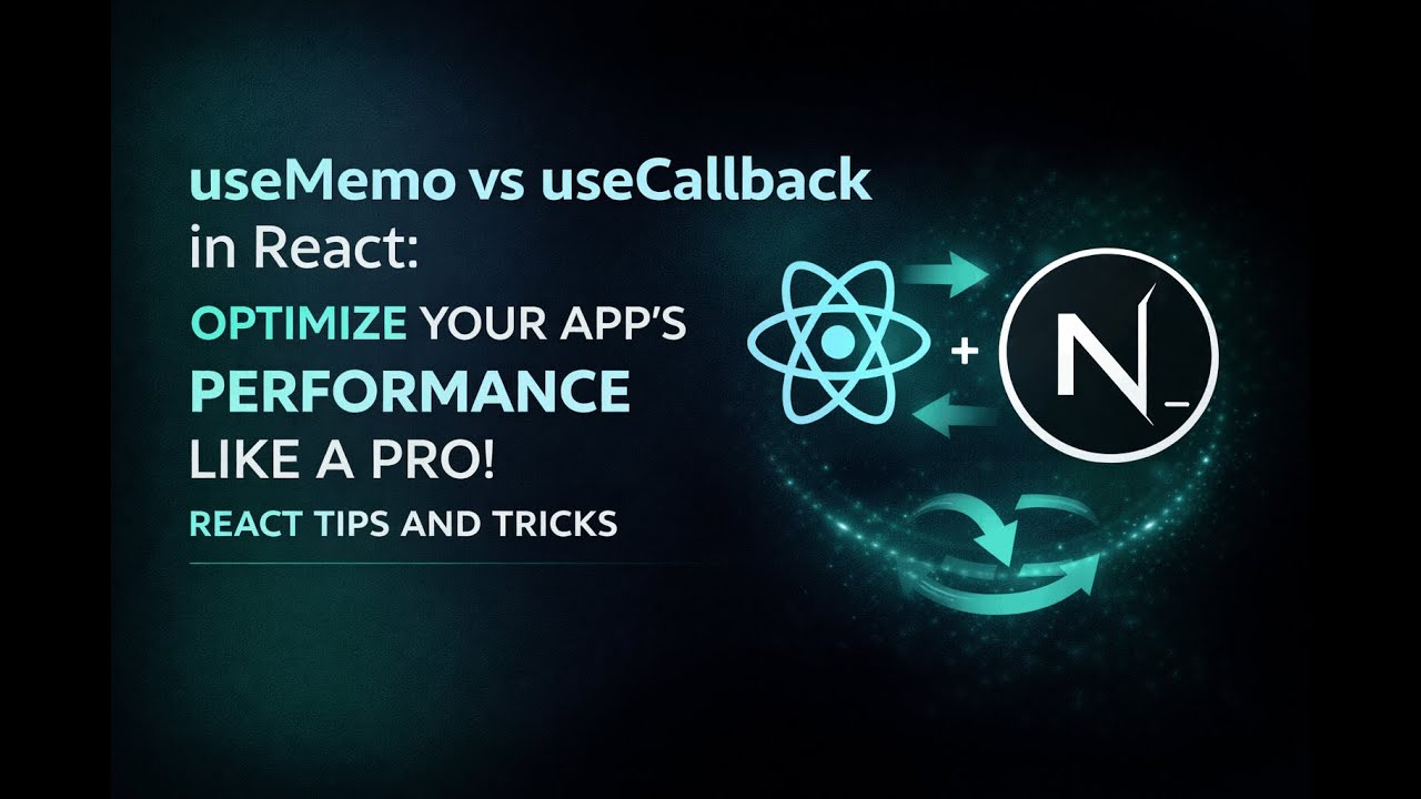 useMemo vs useCallback in React: Optimize Your App's Performance Like a Pro! React tips and tricks