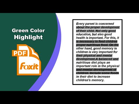 How to Add Subtle Grey Highlights to Important PDF Text in Foxit PDF Editor