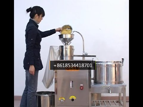80-100Liters cooked soymilk per hour soymilk machine video;WhatsApp & Wechat & +8618534418701 Lucky