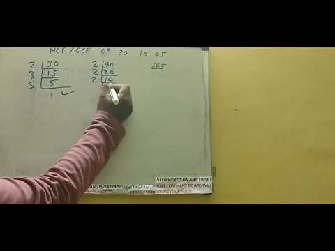 HCF OF 30 40 45|GCF OF 30 40 45