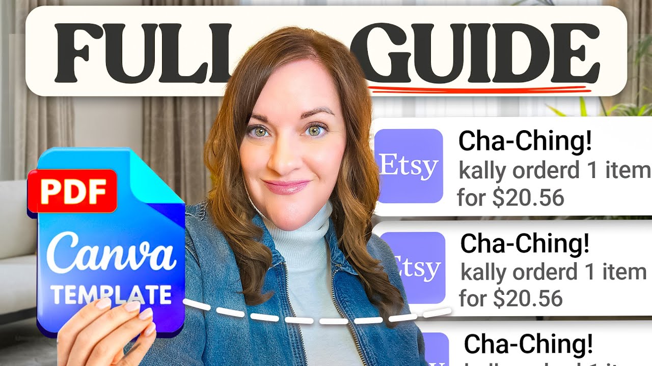 How to Create and Sell Canva Templates on Etsy (Step-by-Step Tutorial)