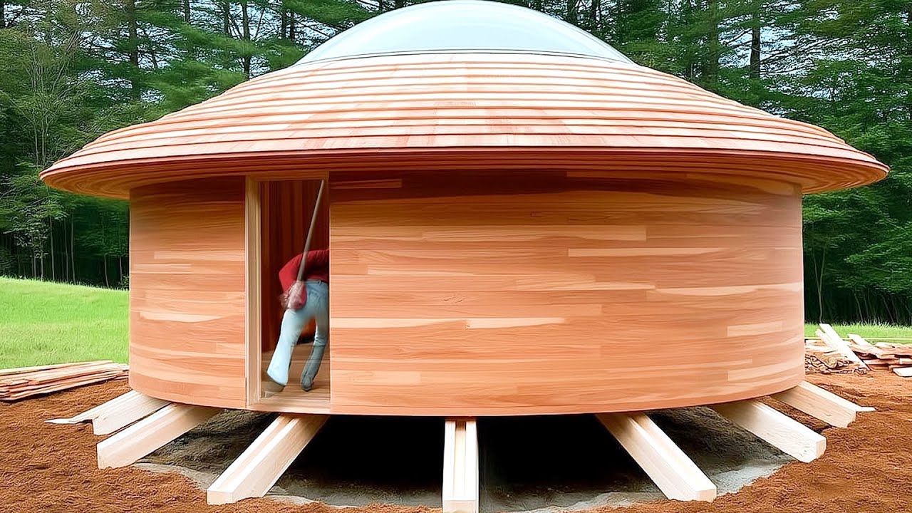 Man Builds Off-Grid Japanese Wood House in 30 Days | Start to Finish by @Bochi-Hut