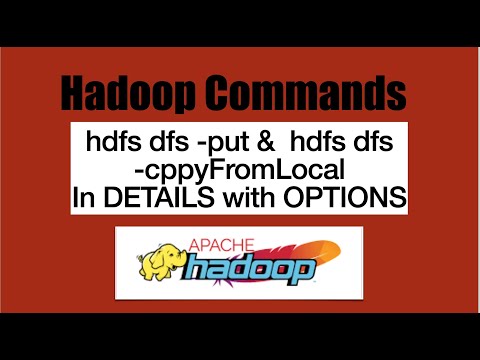 Basic HDFS Commands : hdfs dfs -put in DETAILS with all OPTIONS