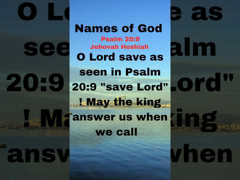 Names of God |Unpopular Compound name|Names & meaning Jehovah Hoshiah #shorts #bible #faith #beleive