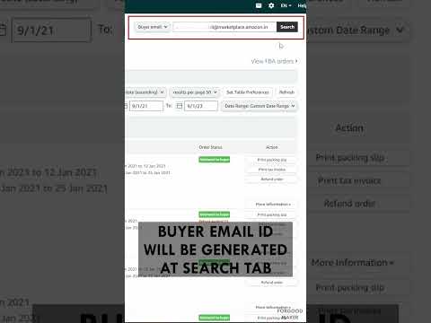 How to Check Orders History in Amazon seller central | Check Previous orders from Buyer @ Amazon