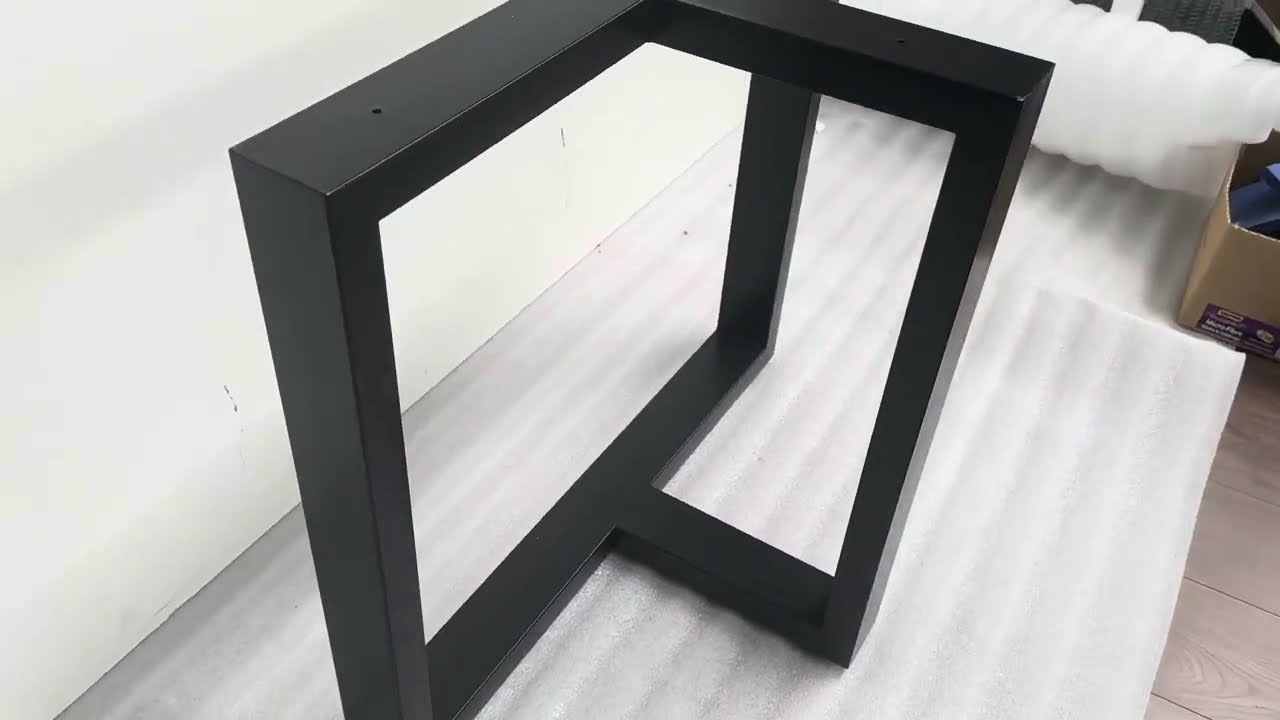 NTST70BN - T Shaped Dining Table Leg - Natural Timber Stone