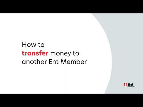 Quick Member to Member Money Transfers with Ent Credit Union | Tutorial