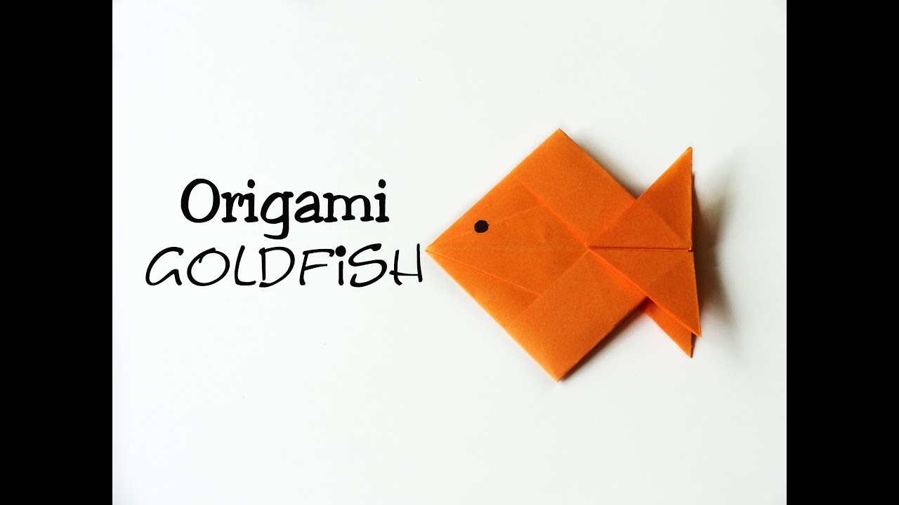 Origami Goldfish For Kids: Easy