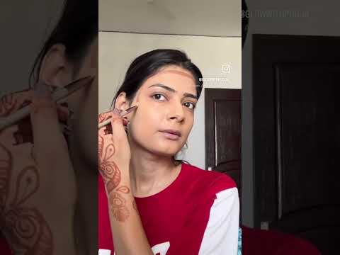 party makeup with lehanga #glammakeup #weddingguestmakeuplook