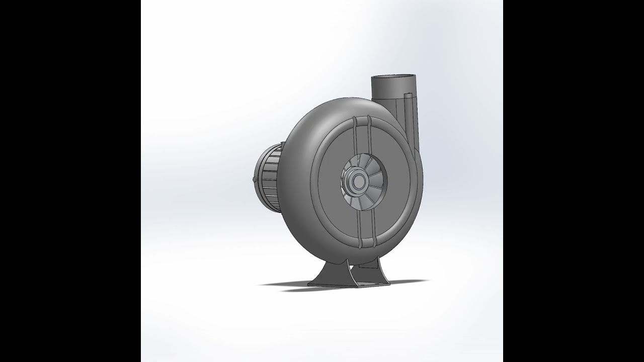 Centrifugal compressor animation