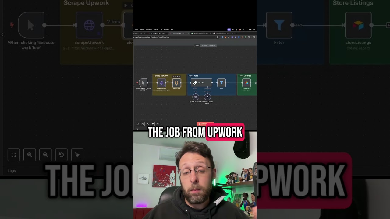 How to get a job in AI automation! (N8n upwork scraper tutorial)