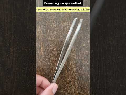 Dissecting forceps toothed #imagebasedquestion #medicalinstrument