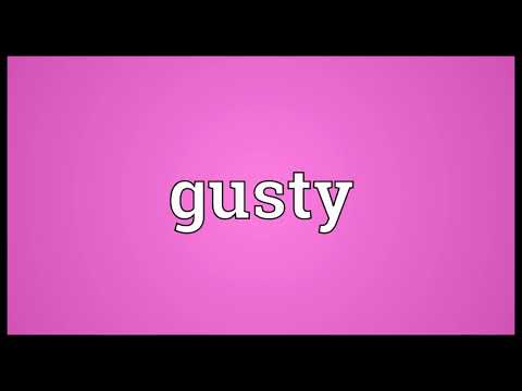 Gusty Meaning | Wordogram
