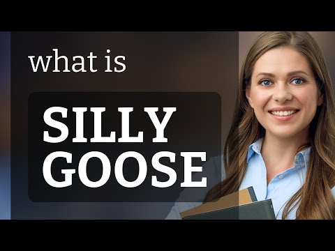 Understanding the Phrase "Silly Goose"