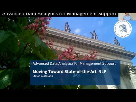 ADAMS - L8 - Moving Toward State-of-the-Art NLP - Part 1