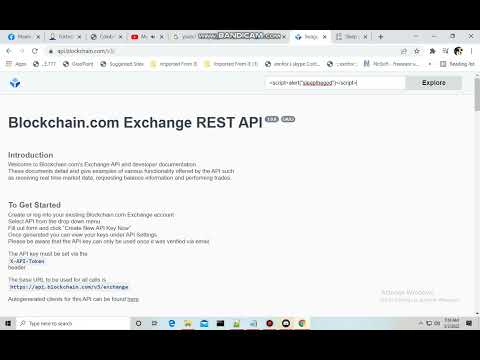 Blockchain.com Swagger UI PoC