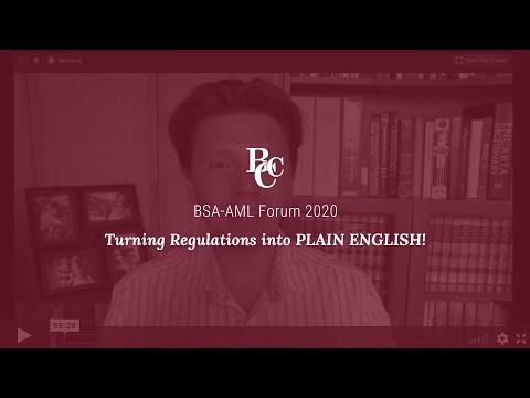 BSA - AML Forum 2020