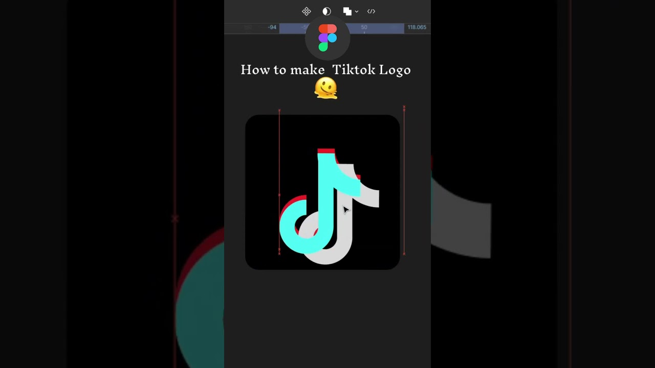 How to Create the TikTok Logo in Figma – Quick & Easy Tutorial! #Shorts #FigmaDesign