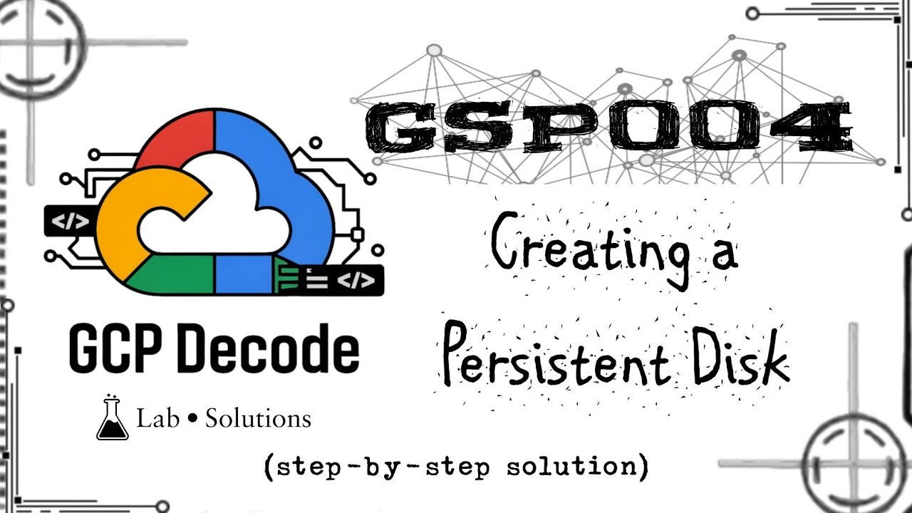 Creating a Persistent Disk || GSP004 || Step by Step Tutorial #googlearcade