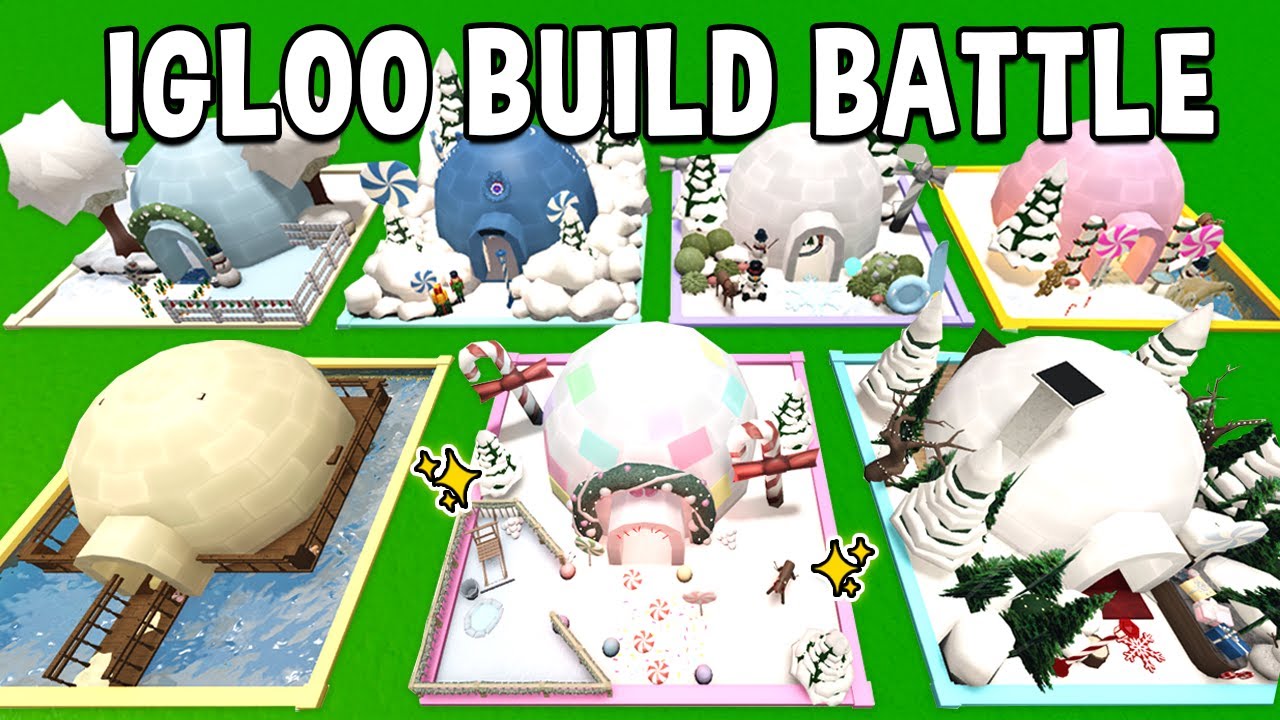 MEGA Igloo House Build-Off CHALLENGE!