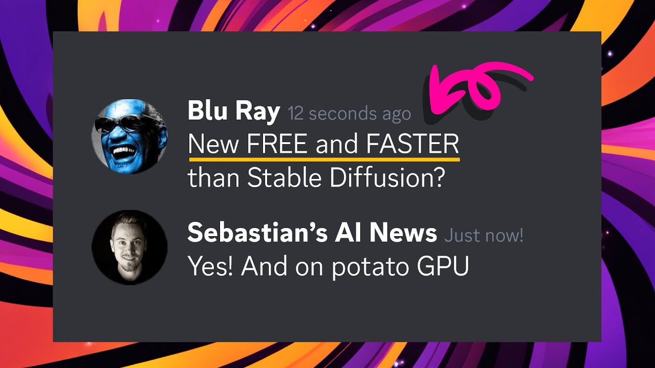 FASTER than Stable Diffusion. FREE & JUST RELEASED!