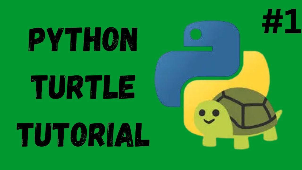 Python Turtle Graphics Tutorial #1 | For beginners