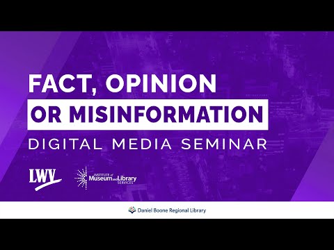 Fact, Opinion or Misinformation