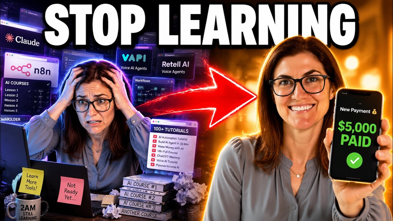 I Stopped Learning AI and Made $5K in 7 Days. Here's How.