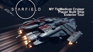STARFIELD - MY TigMedium Cruiser - Player Built Ship - Exterior Tour at ...