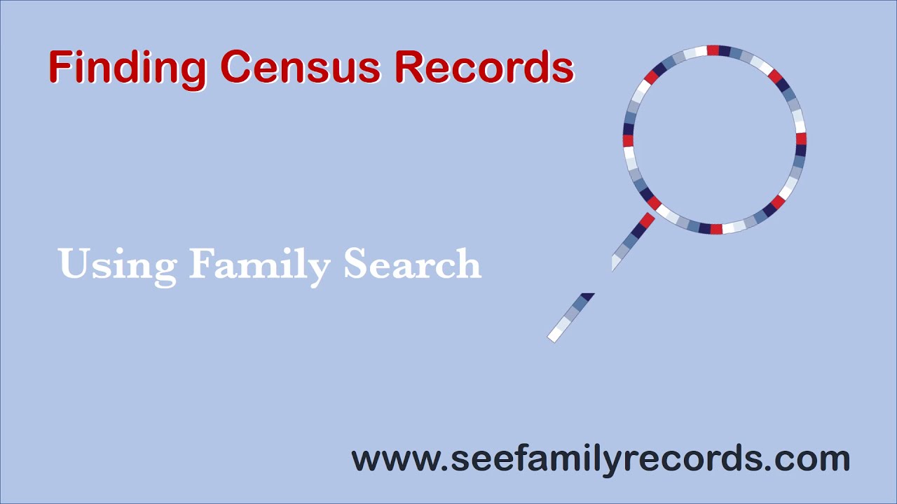 Finding Census Records in Family Search