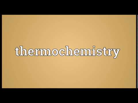 Thermochemistry Meaning | Wordogram