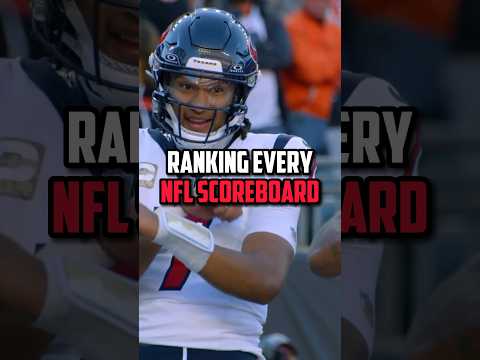 Ranking Every NFL Scoreboard #nfl #sports #football