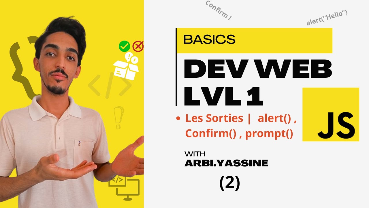 JavaScript Outputs(alert(),prompt(),confirm() , innerHTML)