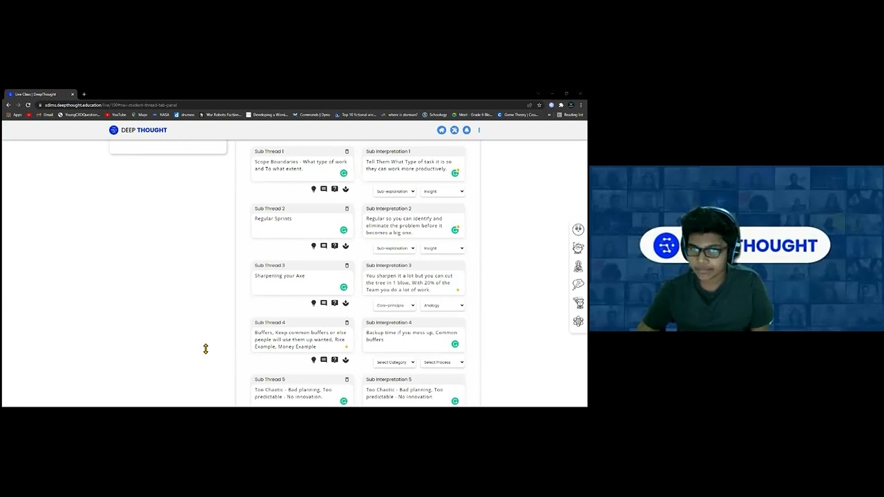DeepThought Thread builder