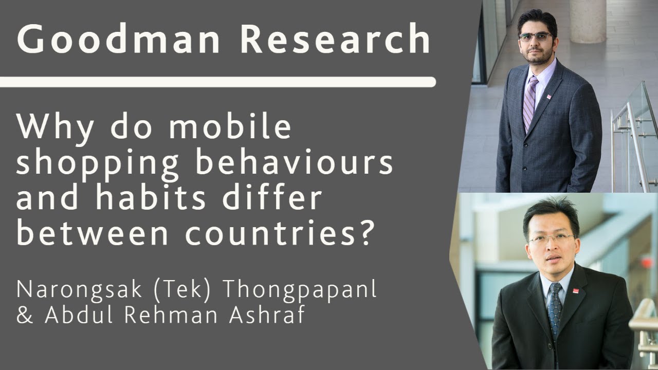 Why do mobile shopping behaviours and habits differ between countries?
