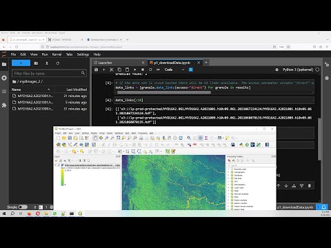 How to download Actual Evapotranspiration ET raster data (MYD16A2) with Python and Earthaccess