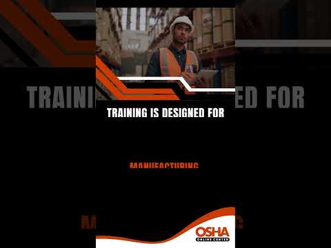 OSHA 30-Hour General Industry Training | OSHA Online Center #industry