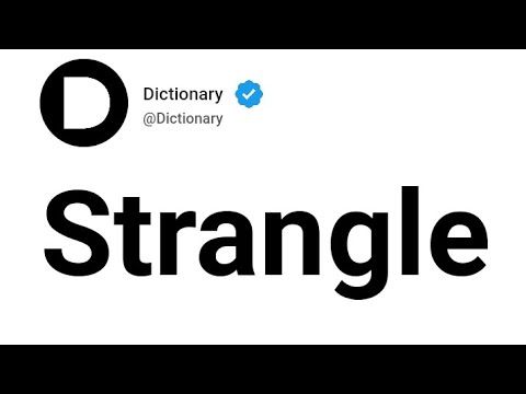 Strangle Meaning In English