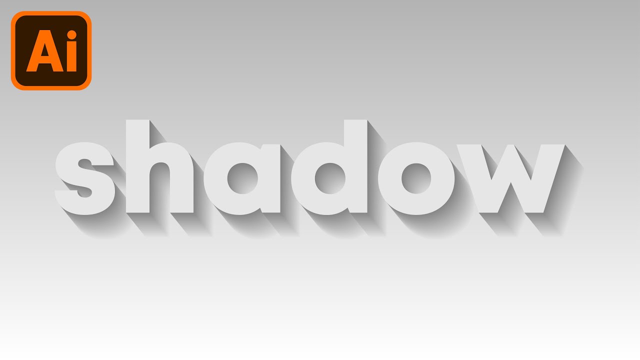 How to Create Shadow with any Objects in Adobe Illustrator CC Tutorial