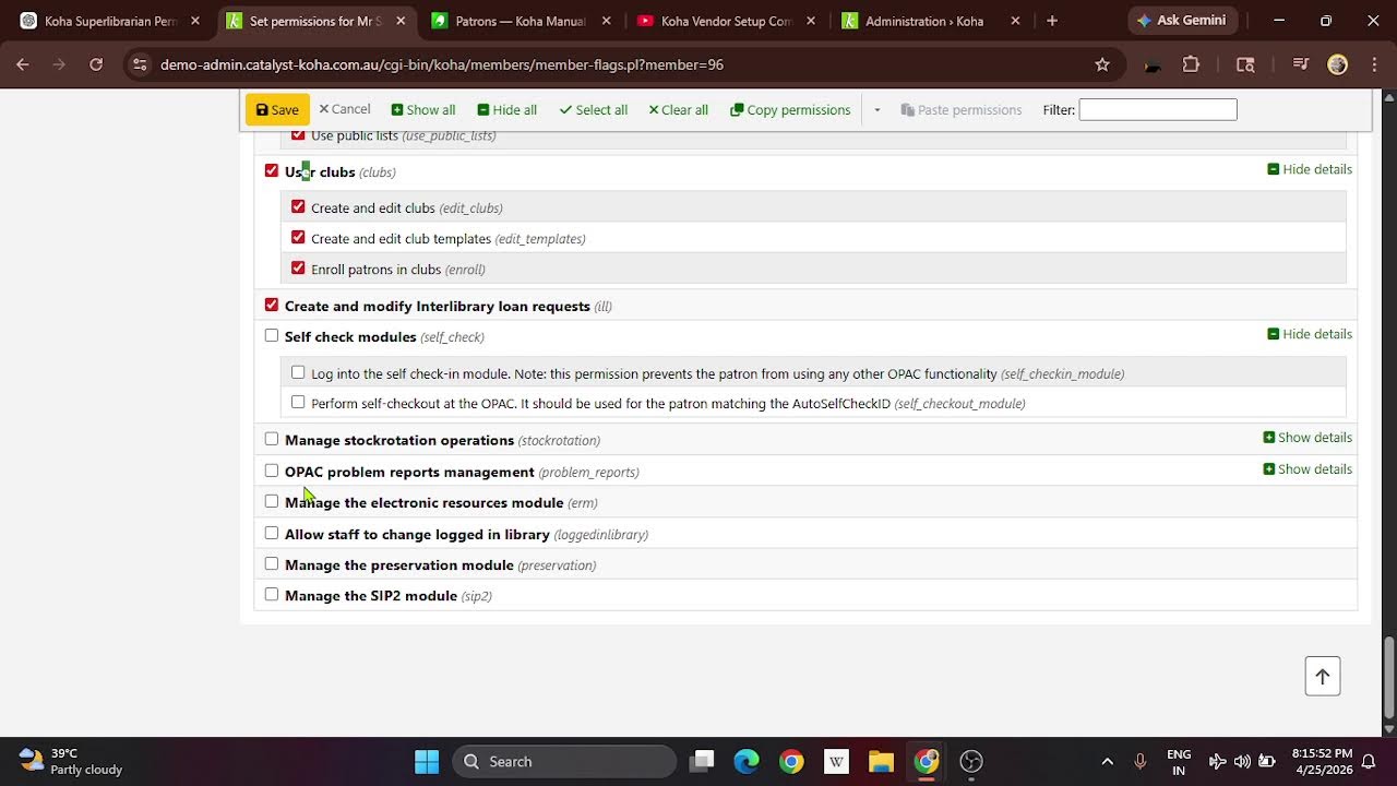 Koha Tutorial Part 16: Set Permissions for Staff (Complete Guide)