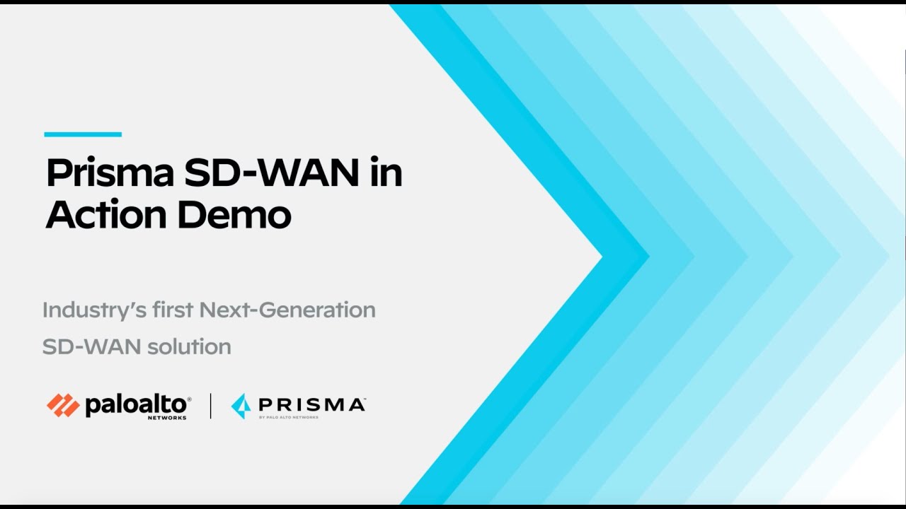 Prisma SD-WAN in Action - Demo