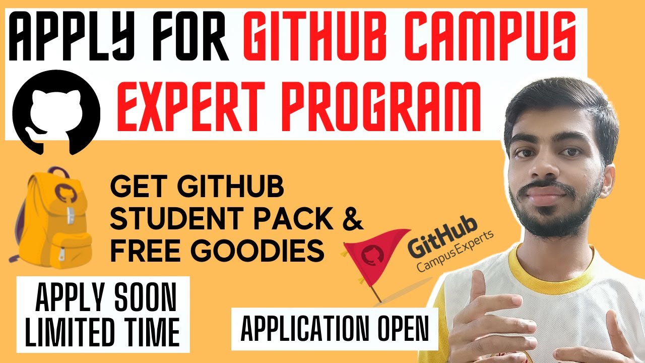 Apply for Github Campus Expert Program 2021|Application open for  github campus program|github pack