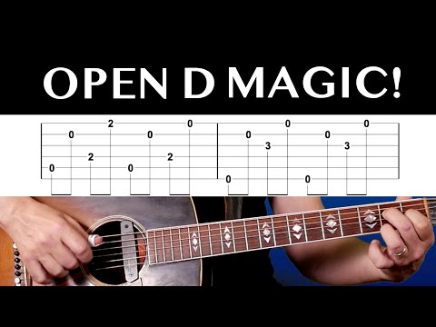 Beautiful Fingerpicking in Open D Tuning – Easy Patterns + TAB!