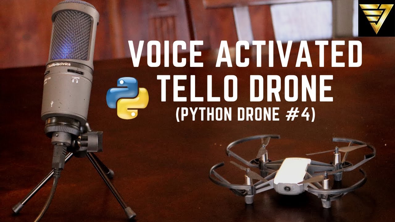 Voice Activated #Tello #Drone with Python | #176 (Python Drone #4)