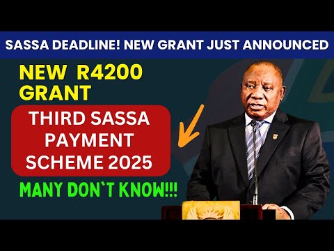 SASSA DEADLINE! NEW R4200 GRANT SCHEME 2025 – MANY DON’T KNOW!