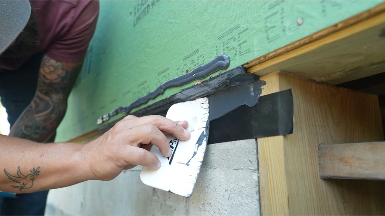 Use Liquid Flash at a Wall-to-Foundation Connection
