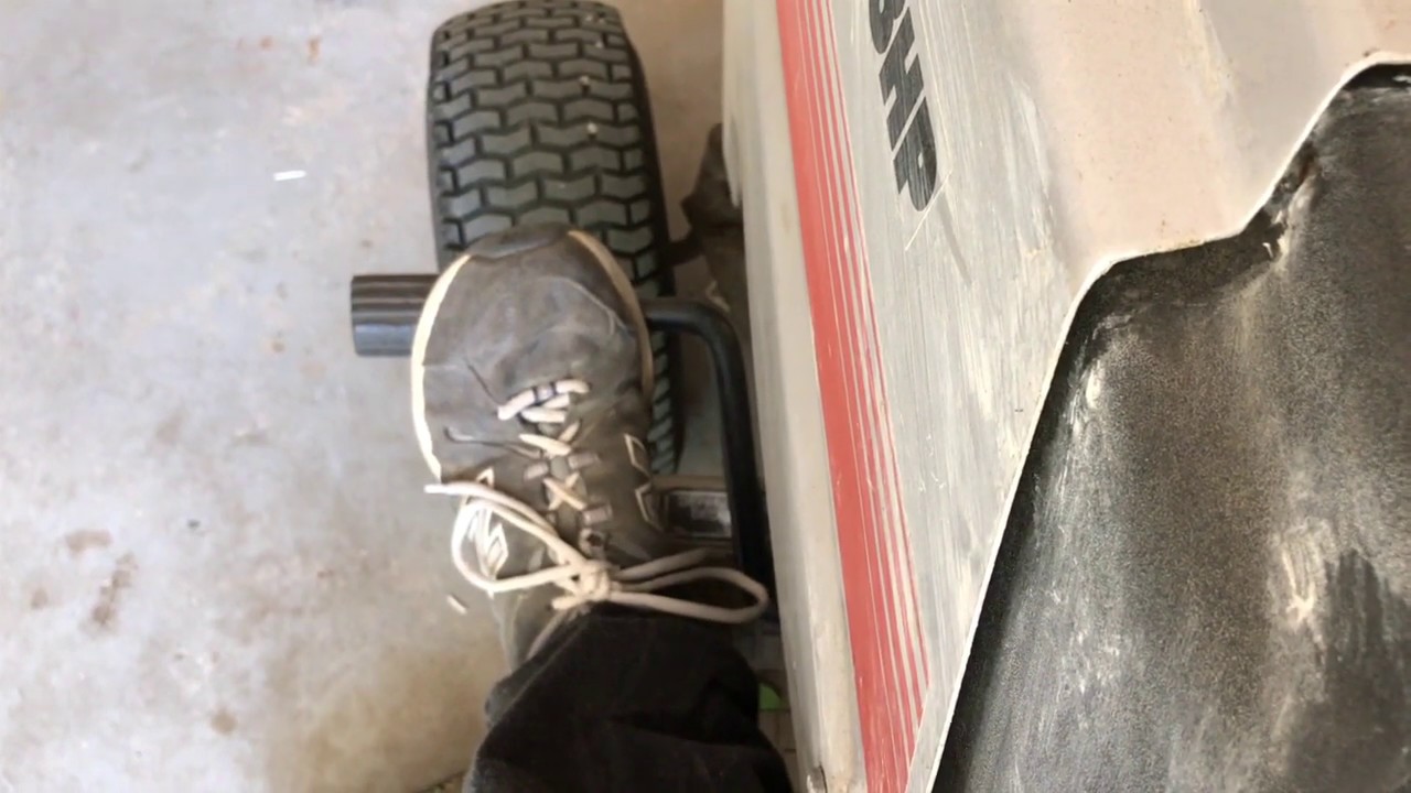 Testing new belt on sears tractor