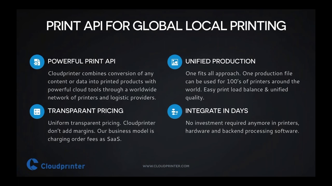 Part 2: Webinar Print API Cloudprinter.com (Global API)