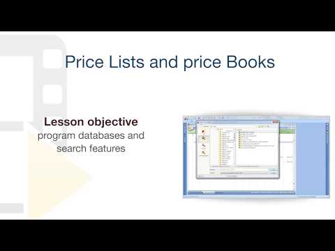 PriMus Tutorial - Price Lists and price Books- ACCA software